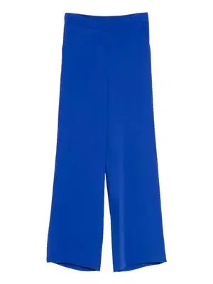 P.a.r.o.s.h Elasticated Palazzo Pants - Blue
