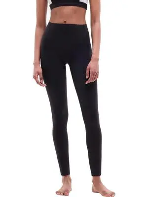 Athleta Salutation Stash Smooth Rise Legging - Black