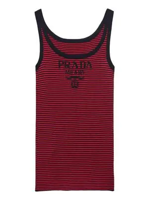 Prada Silk Tank Top - Blue