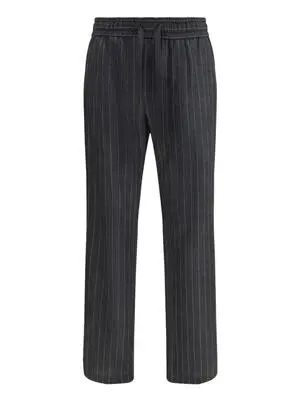 Dolce & Gabbana Stripe-pattern Trousers - Grey