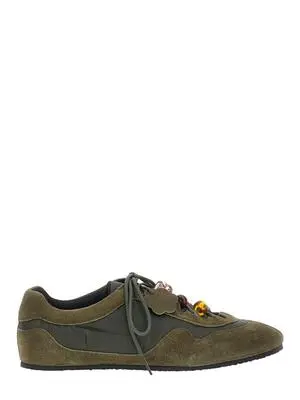 Cecilie Bahnsen Blaise Low Shoes Green