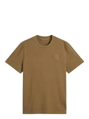Moncler Washed Heavy Cotton T-shirt - Brown