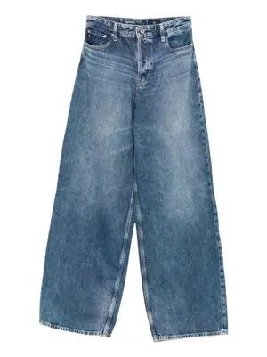 Ag Maxi Relax Wide-leg Jeans - Blue