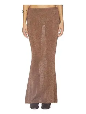 Superdown Shelly Maxi Skirt - Brown