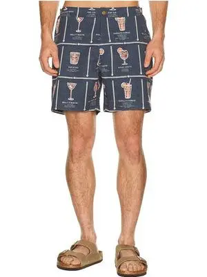 Marine Layer 6 Archive Parker Tailored Trunk - Blue