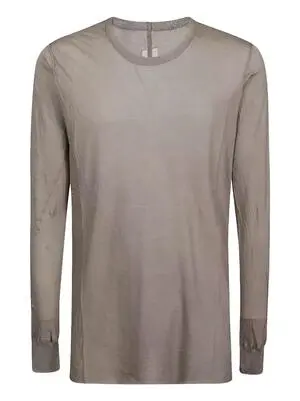 Rick Owens Basic Long-sleeve Cotton T-shirt - Neutrals