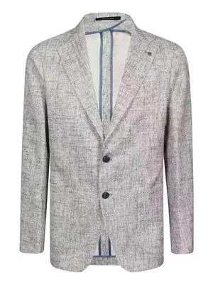 Tagliatore Single-breasted Blazer Grey