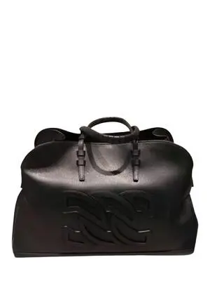 Casadei Park Avenue Logo Tote Bag - Black