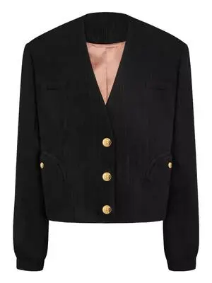BLAZÉ MILANO Infinity Textured Jacket - Black