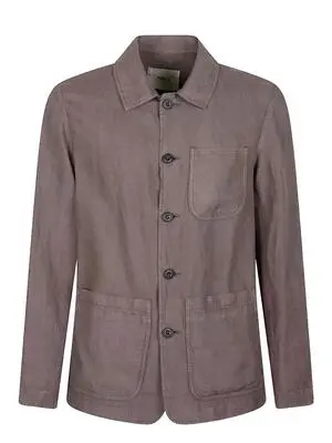 Altea Patch-pocket Overshirt - Brown
