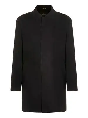 MONTECORE Collared Coat - Black