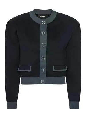 ROTATE BY BIRGER CHRISTENSEN Letter-button Cardigan - Blue