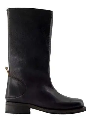 Our Legacy Haul Camion Leather Boots - Black