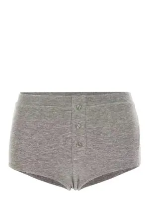 ENTIRE STUDIOS Ribbed Shorts - Grey