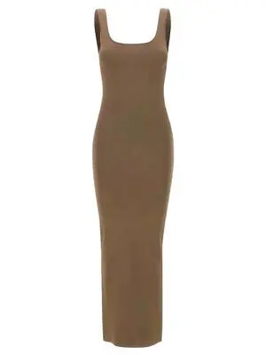 ENTIRE STUDIOS Knit Midi Dress - Brown