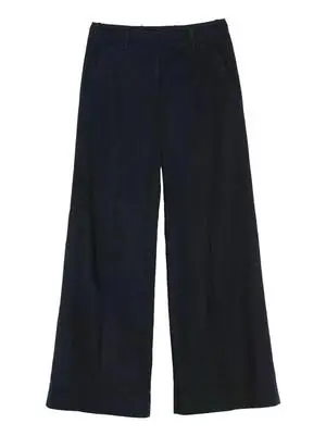 Incotex Belt-loops Wide Leg Pants - Blue