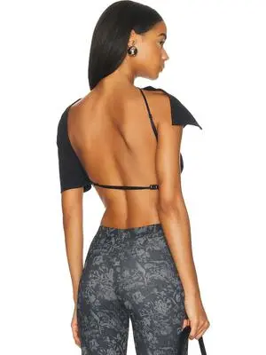 JADE CROPPER Open Back T-Shirt