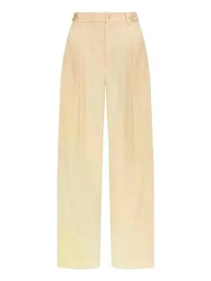 GESTUZ Button Pleated Trousers - Neutrals