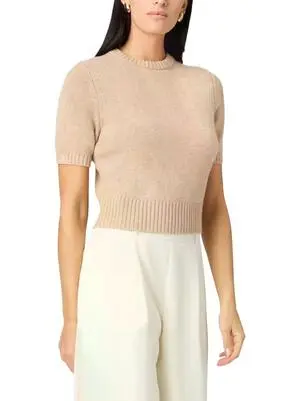 TOCCIN Elsie Short-sleeve Pullover - Neutrals