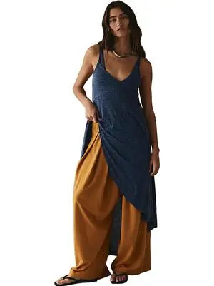 Free People Cassidy Maxi Top - Poseidon
