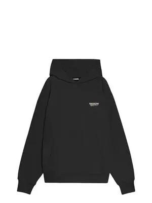 BARROW Graphic Print Hoodie - Black