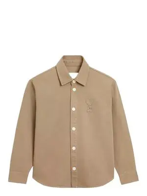 Ami De Coeur Cotton Twill Overshirt - Neutrals