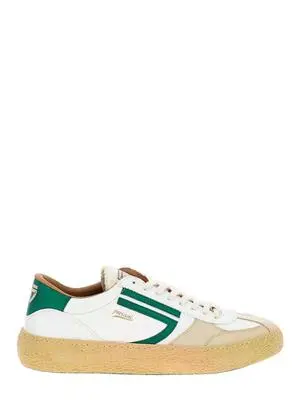 PURAAI Stripe Detail Lace-up Sneakers - Neutrals
