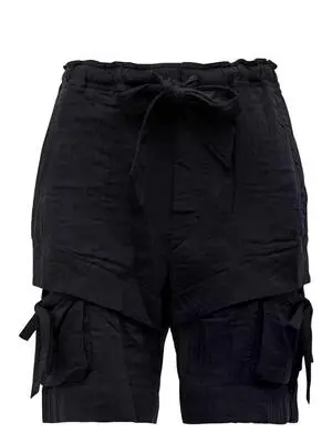MARANT ETOILE Bermia Tie-waist Shorts - Black