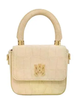 Amiri Suede Mini Bag - Neutrals