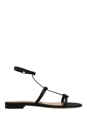 GIANVITO ROSSI Bow Strap Sandals - Black