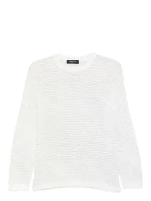Fabiana Filippi Crew-neck Knitted Sweater - White