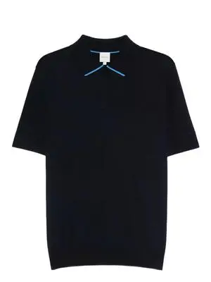 Paul Smith Contrast-trim Polo Shirt - Blue