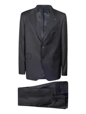 Tagliatore Two-peice Virgin Wool Suit - Blue