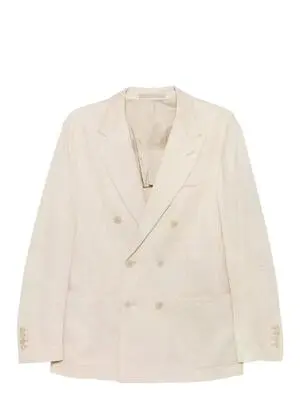 Eleventy Double-breasted Blazer - Neutrals