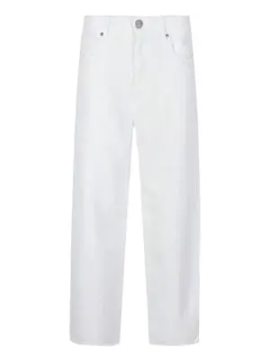 Pinko Lyocell Trousers - White