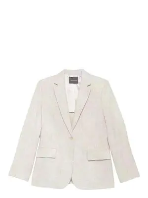 Lorena Antoniazzi Sequin Single-breasted Blazer - Neutrals