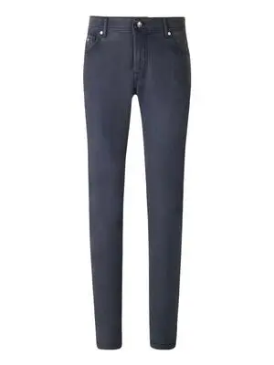 Marco Pescarolo Logo-patch Jeans - Blue