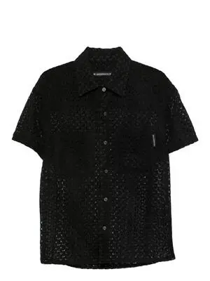 Andersson Bell Open-knit Shirt - Black