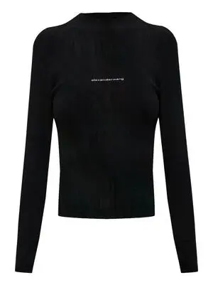 Alexander Wang Long-sleeve Top - Black