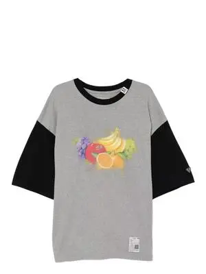 Mihara Yasuhiro Fruit-print T-shirt - Grey