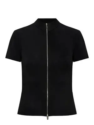 Alexander Wang Zip-up Top - Black