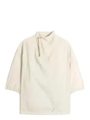 LEMAIRE Collared Neckline T-shirt - Neutrals