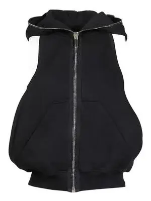 Rick Owens Cyclops Gimp Hooded Gilet - Black