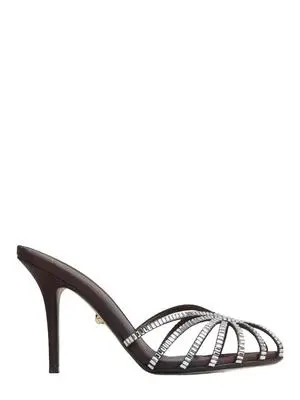 ALEVI MILANO Emily Crystal-embellished Sandals - Brown