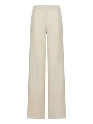 Max Mara Elasticated Palazzo Pants - Neutrals
