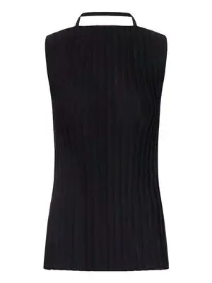 Sportmax Ribbed Knit Top - Black