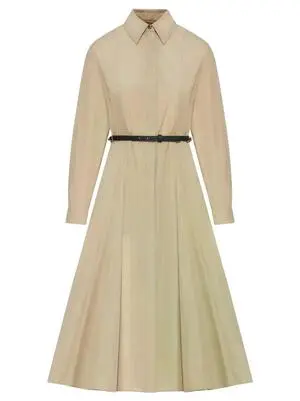 Max Mara Belted Dress Neutrals