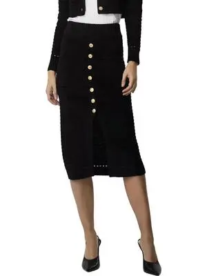TOCCIN Tani Knit Pencil Skirt