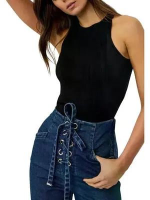 TOCCIN Avery Tank Top - Black