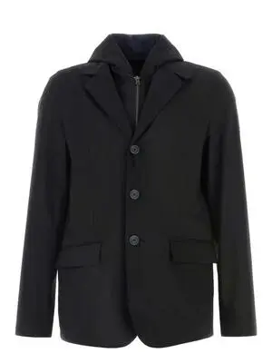 Herno Hooded Blazer - Blue